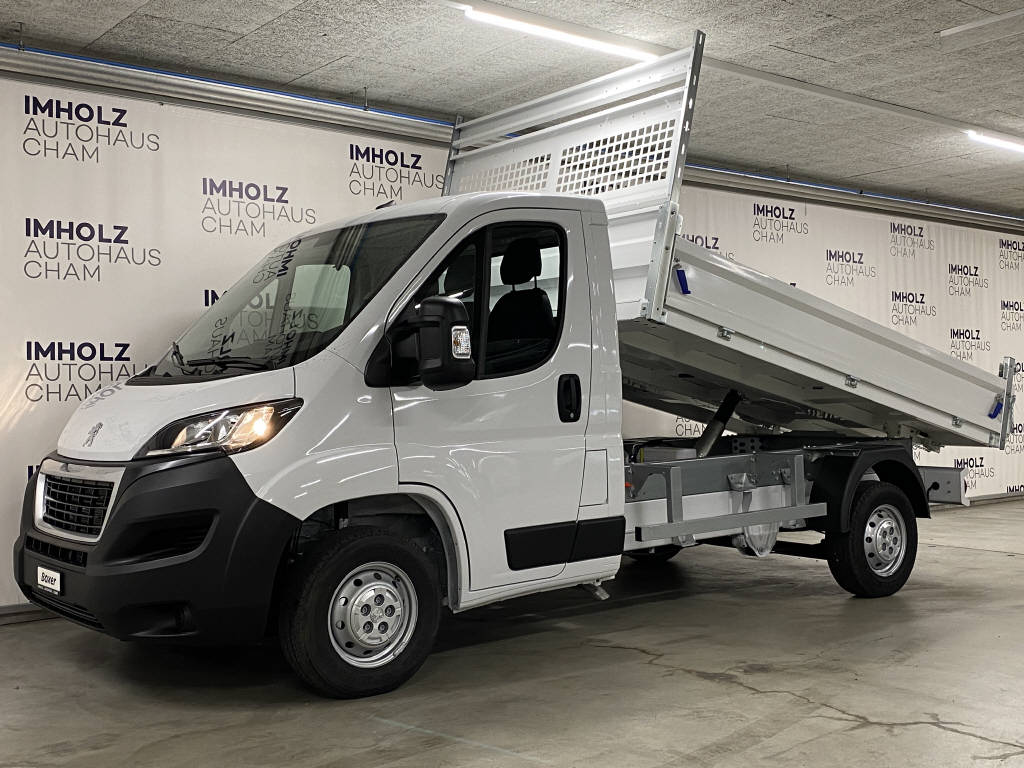 PEUGEOT, Boxer S-Kab. 335 L2 2.2 BlueHDi Kipper, 3-Seitenkipper ...